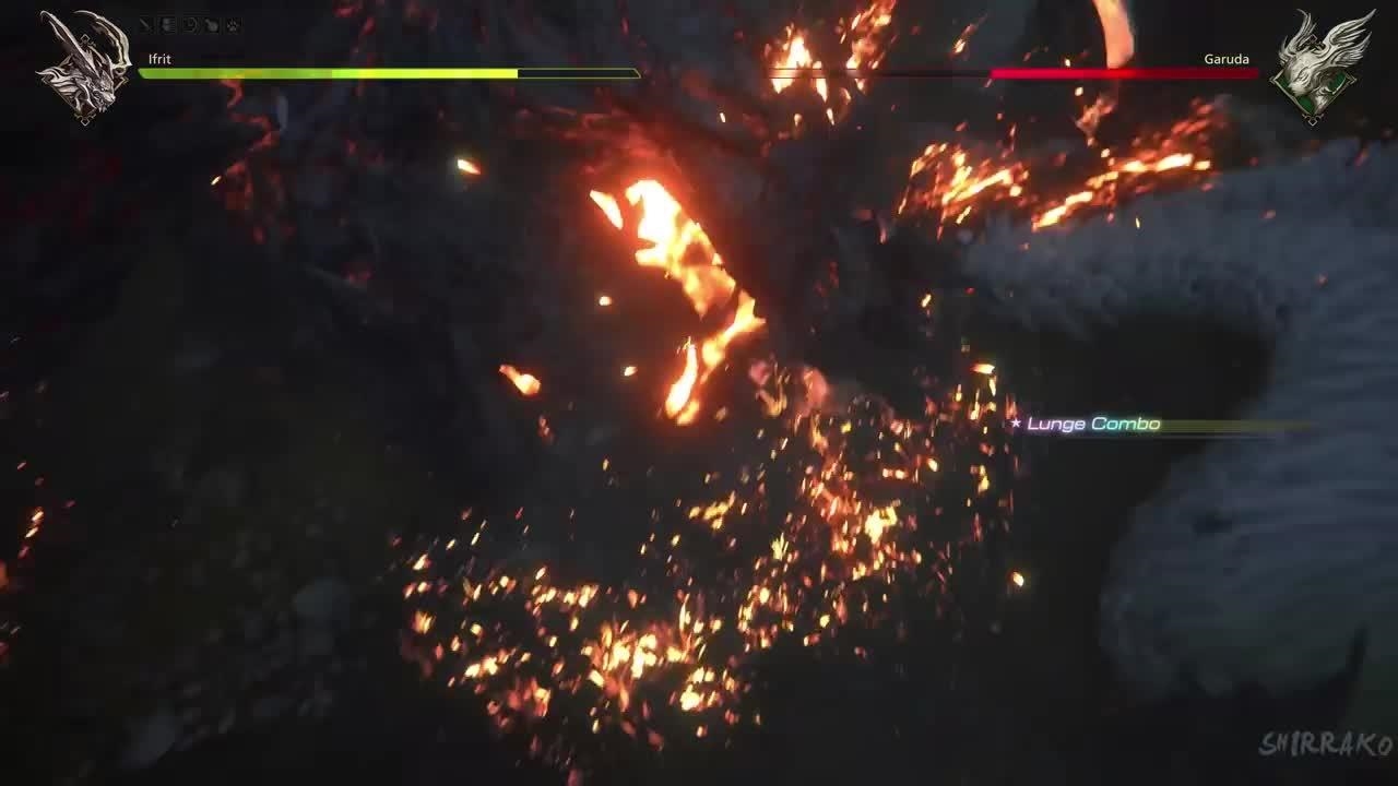 Ifrit vs. Garuda Fight Scene (Final Fantasy XVI) 4K ULTRA HD Eikons ...